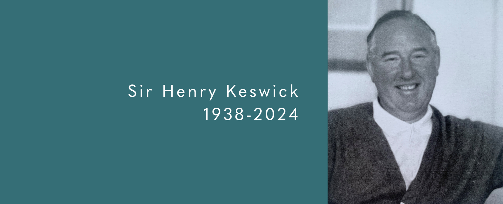 Sir Henry Keswick 1938-2024 | Monteverdi Choir and Orchestra